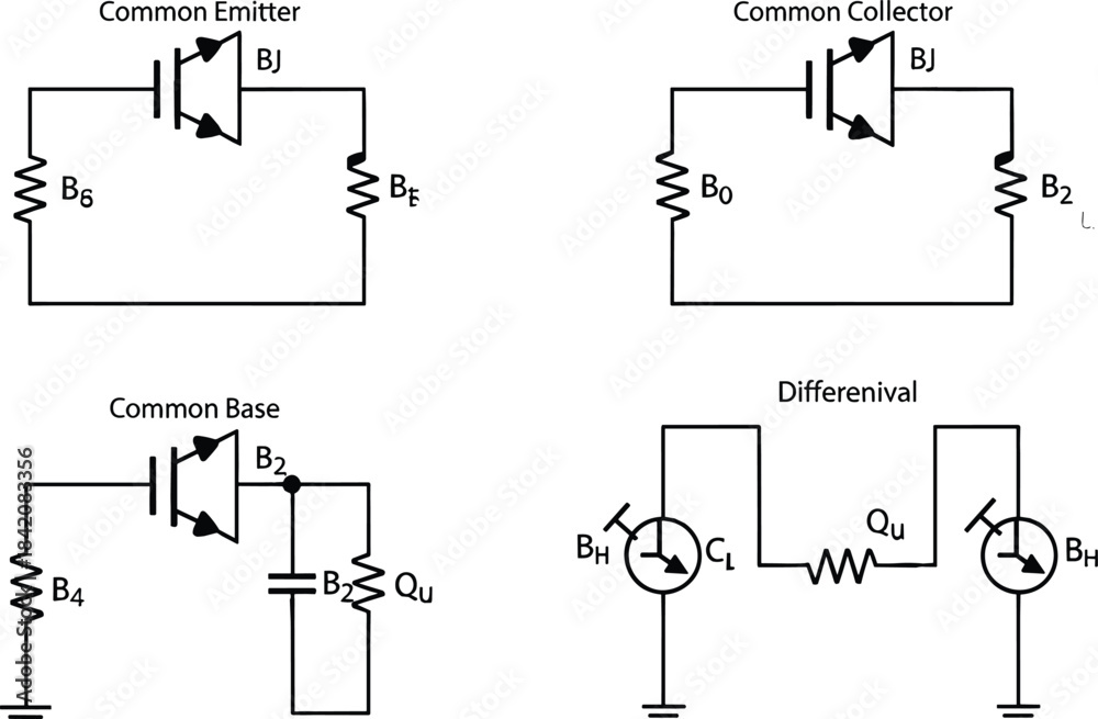 BJT Transistor Configurations: Common Emitter, Common Collector, Common ...