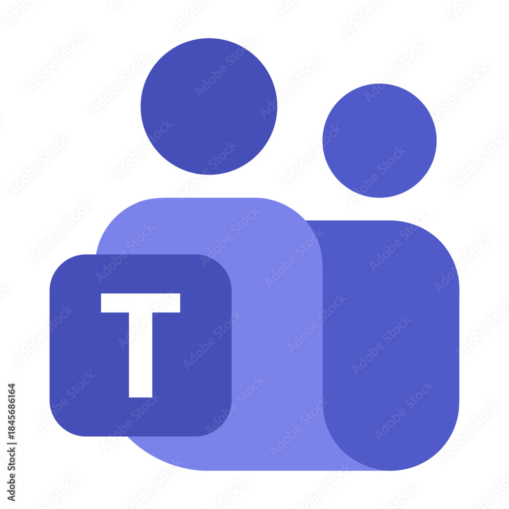 New Microsoft teams logo 2026. MS team icon transparent png. Scalable ...