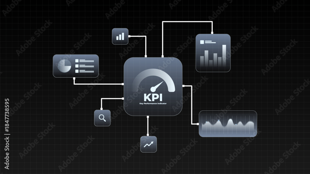 Key Performance indicator workflow automation. KPI dashboard workflow ...