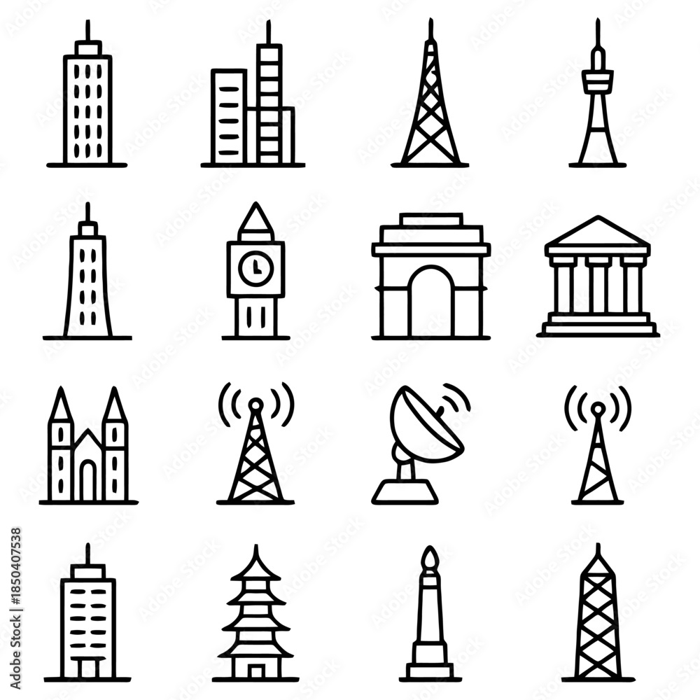 Architectural Marvels: Iconic buildings, towers, and structures come ...