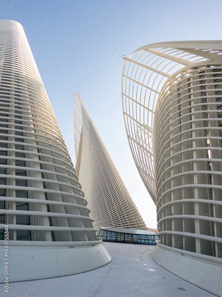 Zayed National Museum in the Saadiyat Cultural District, Abu Dhabi ...