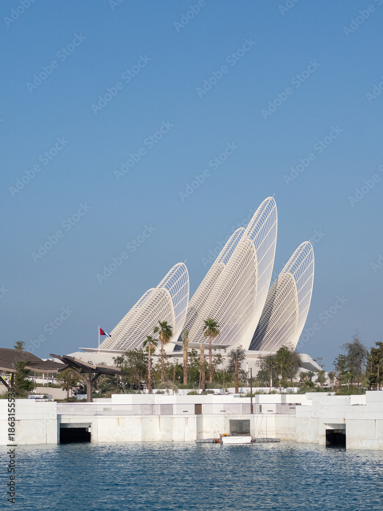 Zayed National Museum in the Saadiyat Cultural District, Abu Dhabi ...