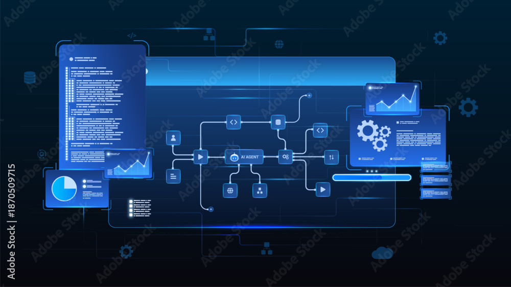 AI workflow automation artificial intelligence. ai agent network ...