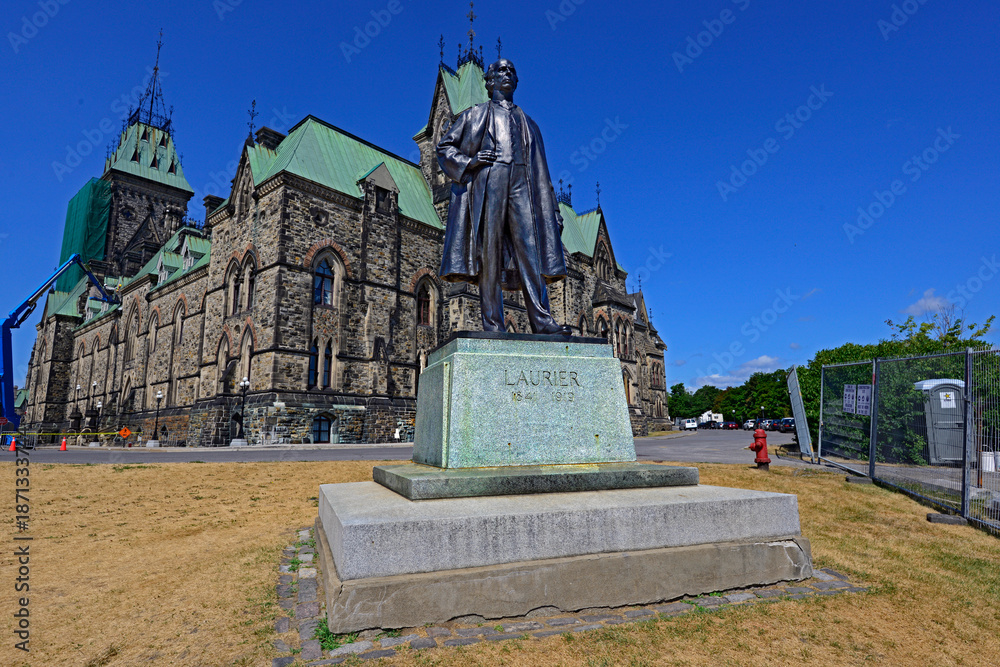 Monument of Sir Wilfred Laurier Ottawa Ontario Canada National Capital ...