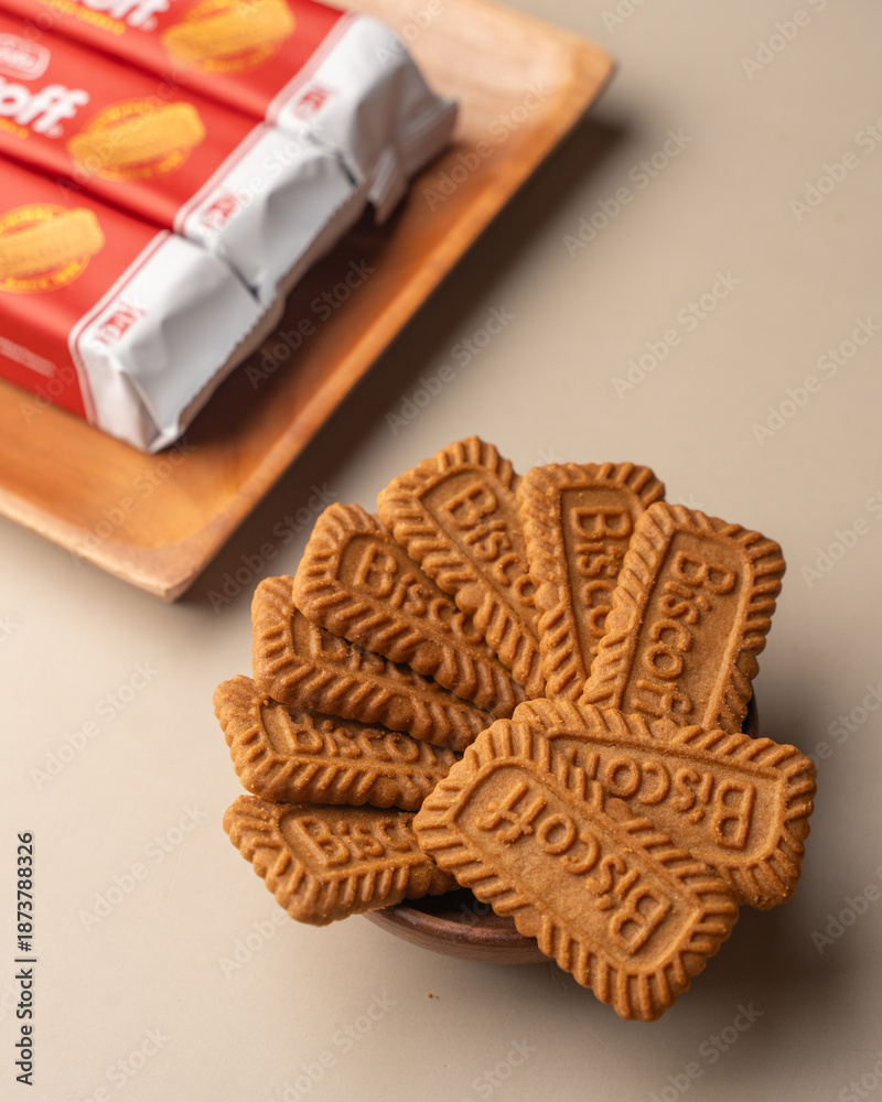 Bangalore, India - 11 January 2026 : Lotus Biscoff is a caramelized ...