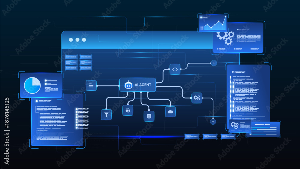 AI workflow automation artificial intelligence. ai agent network ...