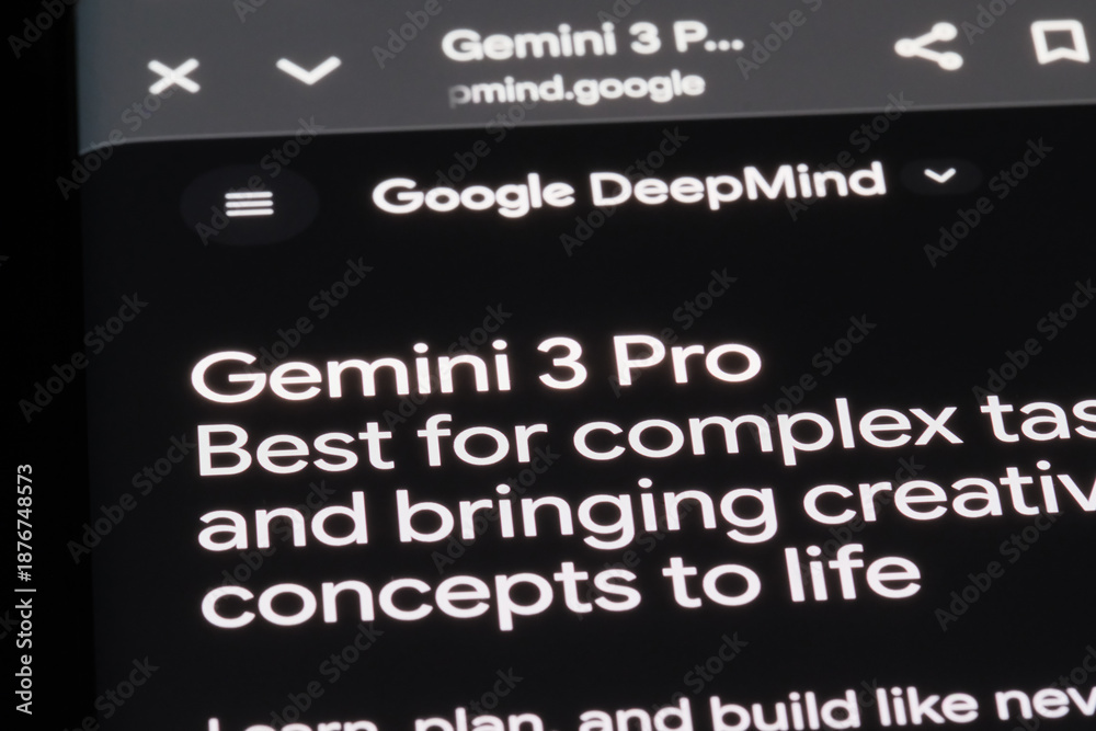 Foto stock di Shanghai,China-Jan.14th 2026: Google Gemini 3 pro AI ...
