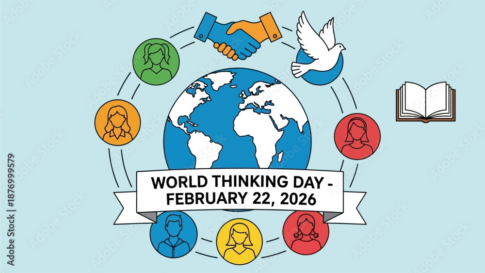 World Thinking Day celebration on February 22, 2026, promoting global ...