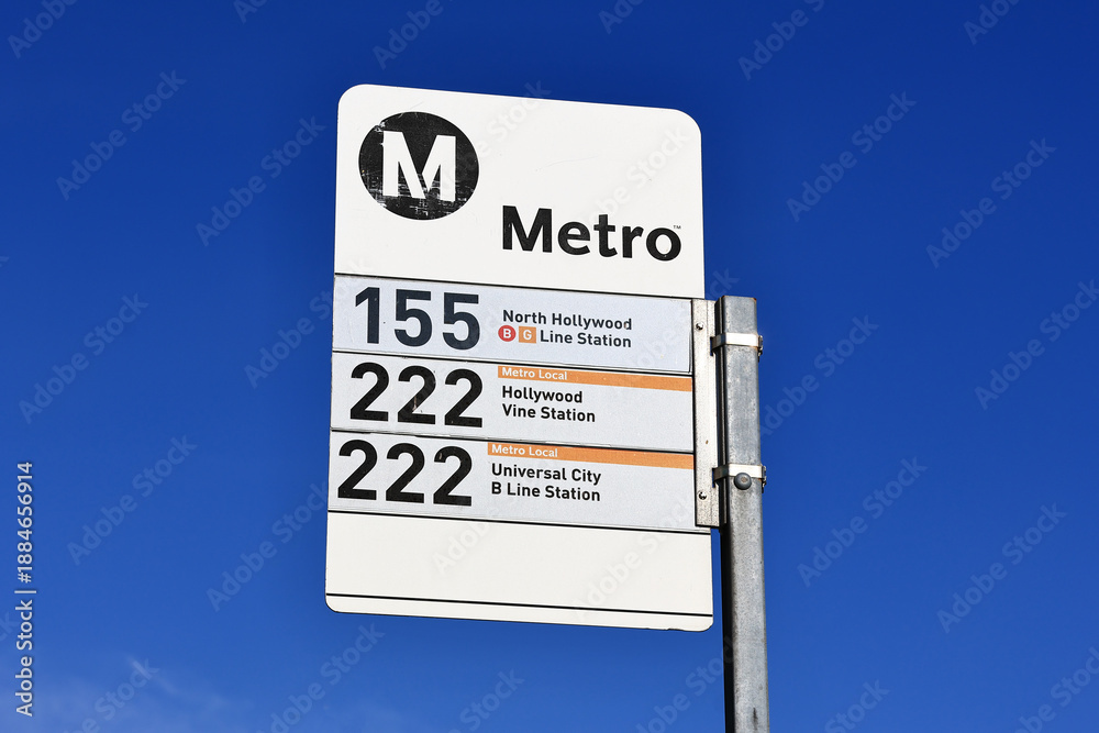 Stock-Foto „Los Angeles, California – November 5, 2025: LA Metro Bus ...