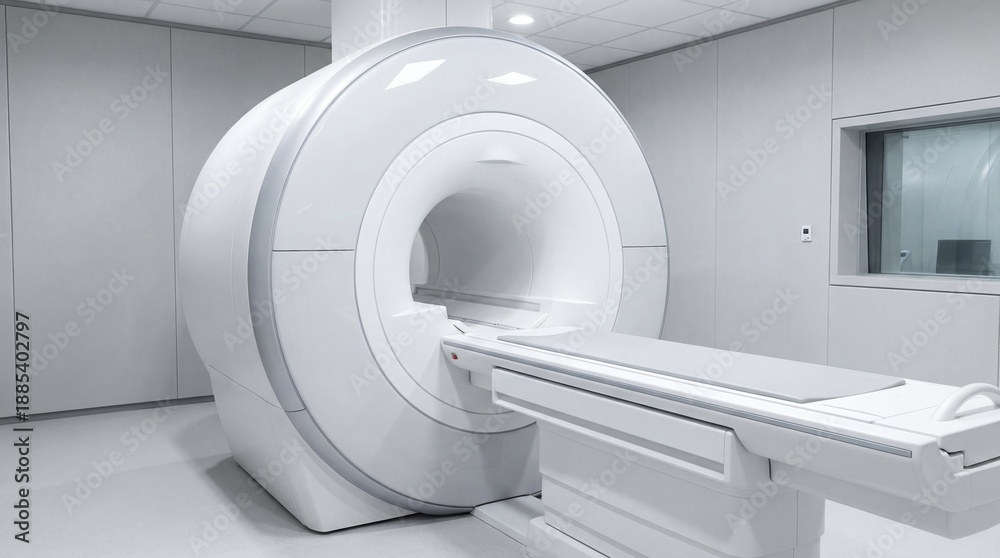 MRI Machine in Modern Hospital Diagnostic Imaging Room Images HD 4K ...