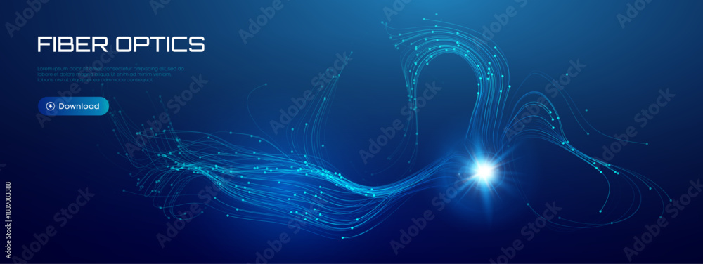 Fiber wave tech for optic ai light and line data internet. Connect ...