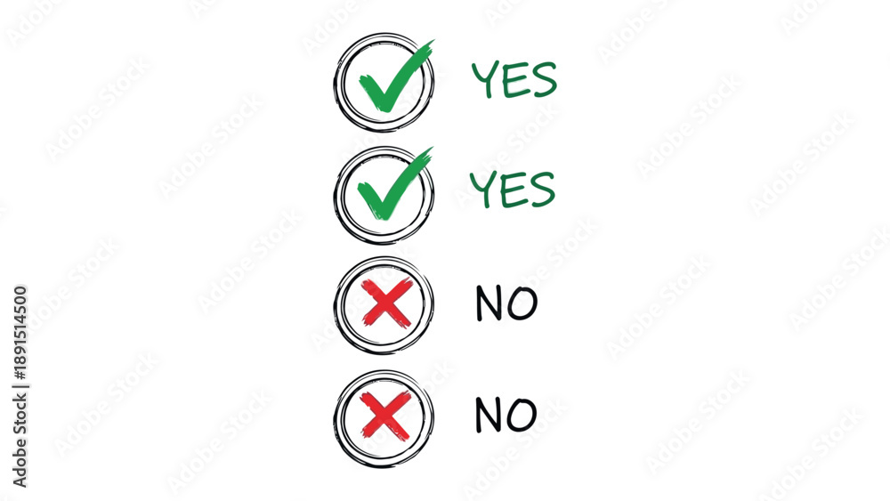 Stockvektorbilden Decision Indicators: A visual guide illustrates the ...