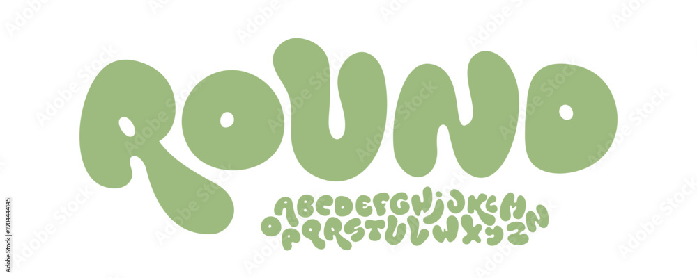 Bubble Font Logo Alphabet Bold Fluid Letter Set Modern Typography, Blob ...