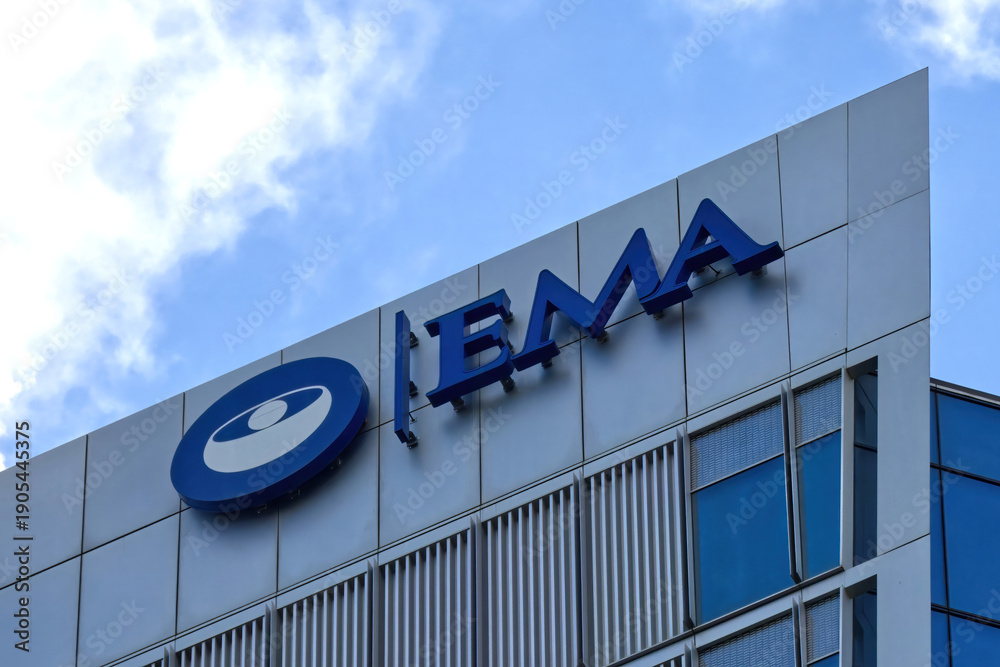 EMA logo or sign, The European Medicines Agency is an agency of the ...
