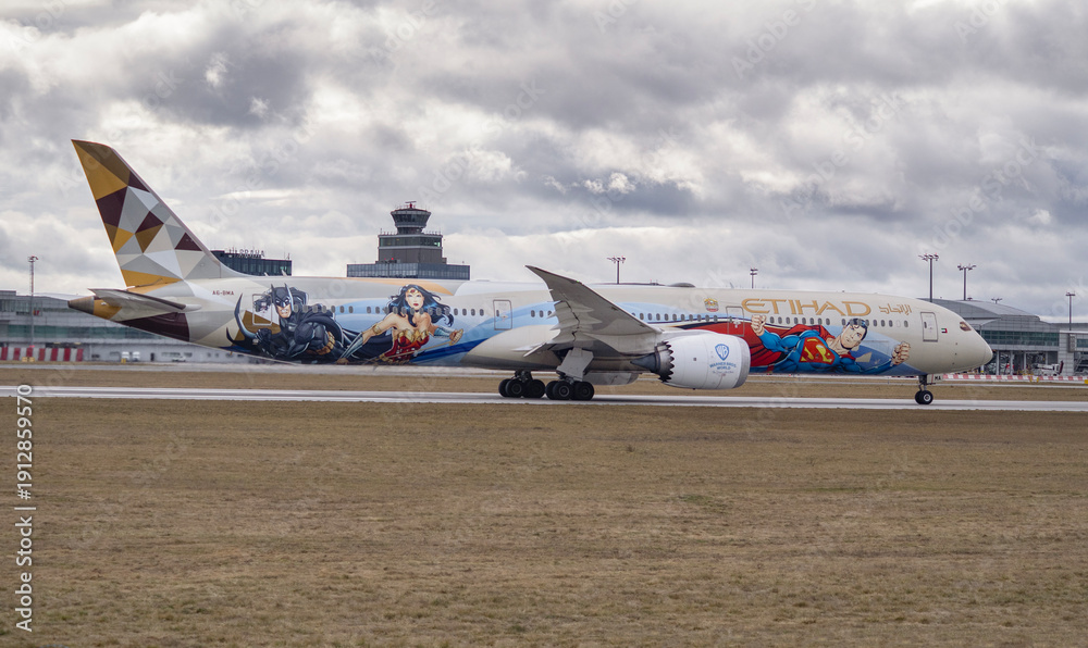 ภาพถ่าย Stock PRAGUE, CZECH REPUBLIC – February 13, 2026: Etihad ...