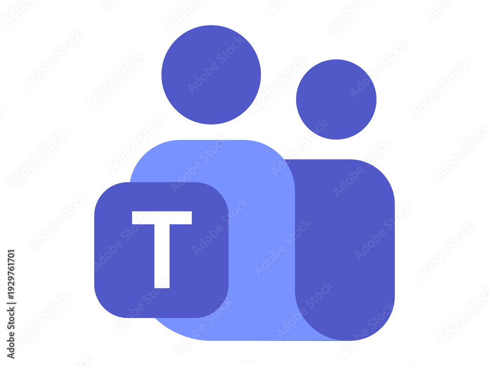 Photo Stock New Microsoft teams logo 2026. MS team icon transparent png ...