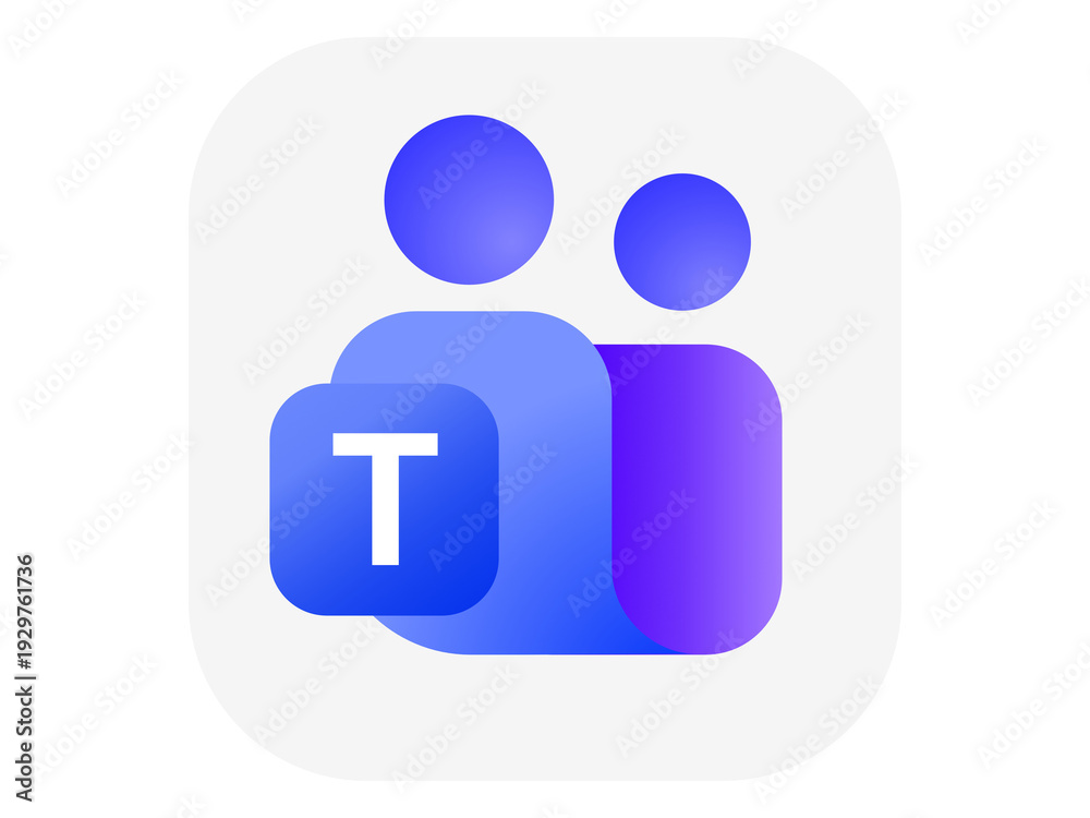 New Microsoft teams logo 2026. MS team icon transparent png. Scalable ...