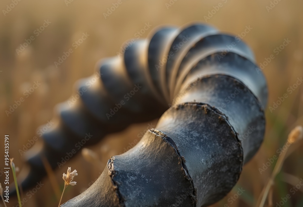 Elegant Horn Growth Structure Curved Forms Organic Sharpness Layered ...
