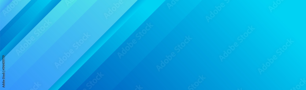 Modern blue gradient stripes banner background, suitable for header ...