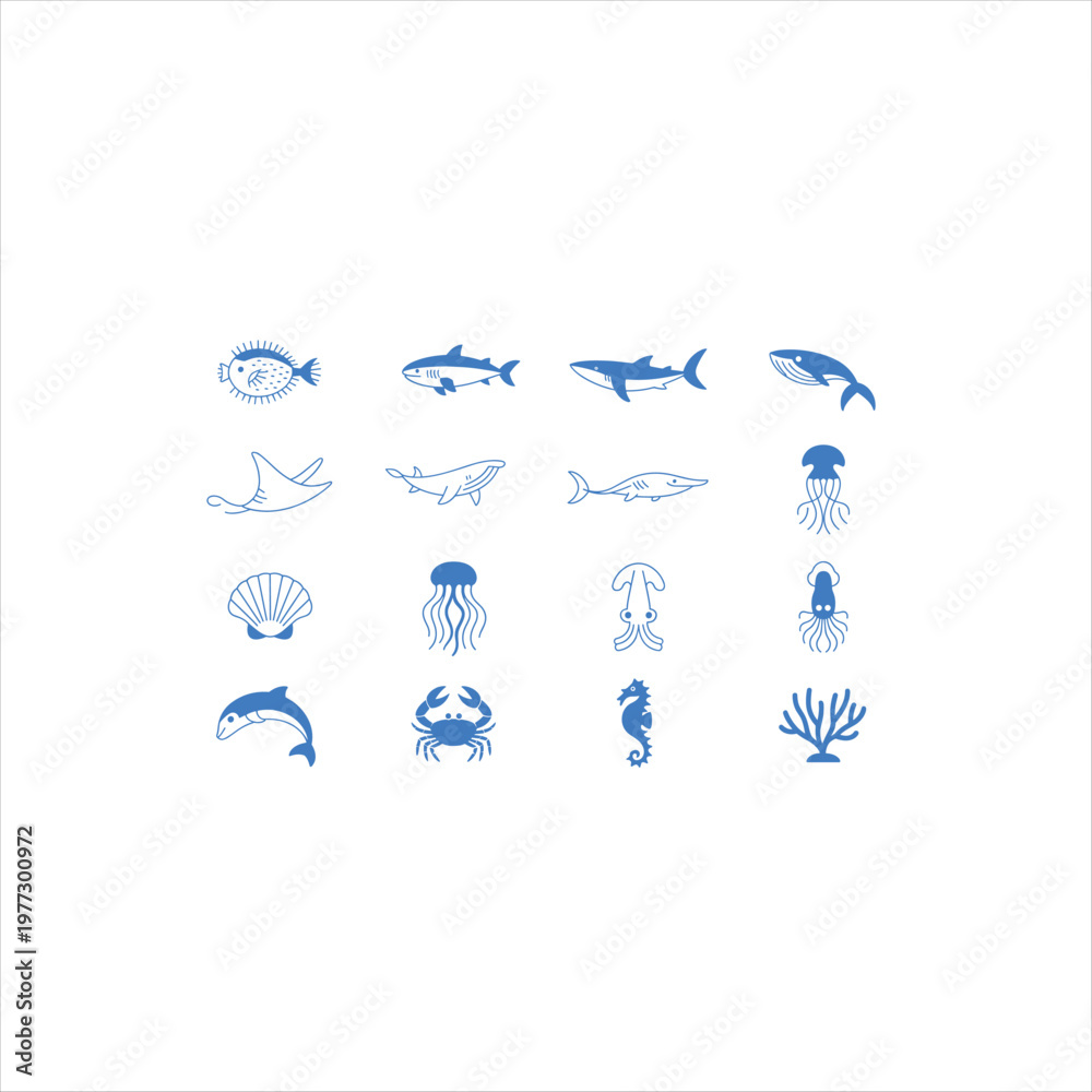 Blue and white of birds and flowers in a grid bird flower blue and ...