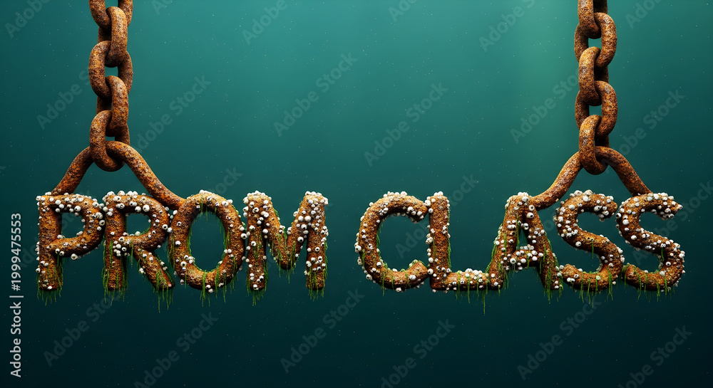 Golden glittery text effect for prom class Stock Illustration | Adobe Stock