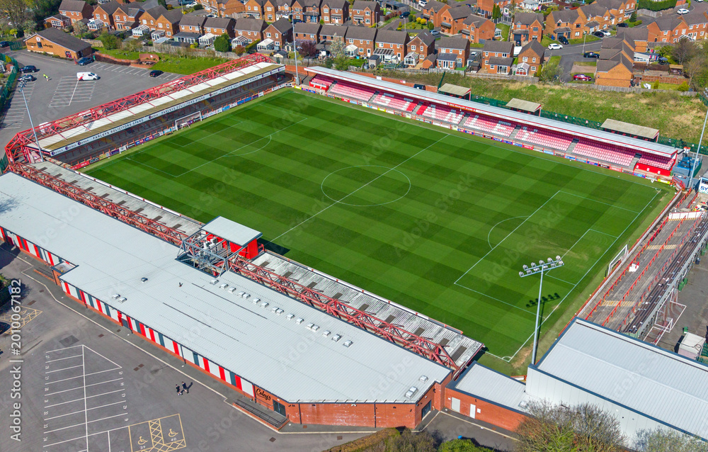 Accrington, Lancashire, United Kingdom. 04.23.2026 Aerial image of ...