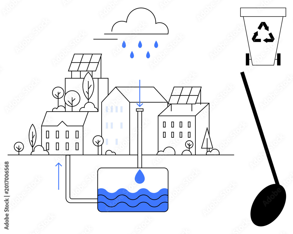 Sustainability, rainwater conservation, renewable energy, water ...