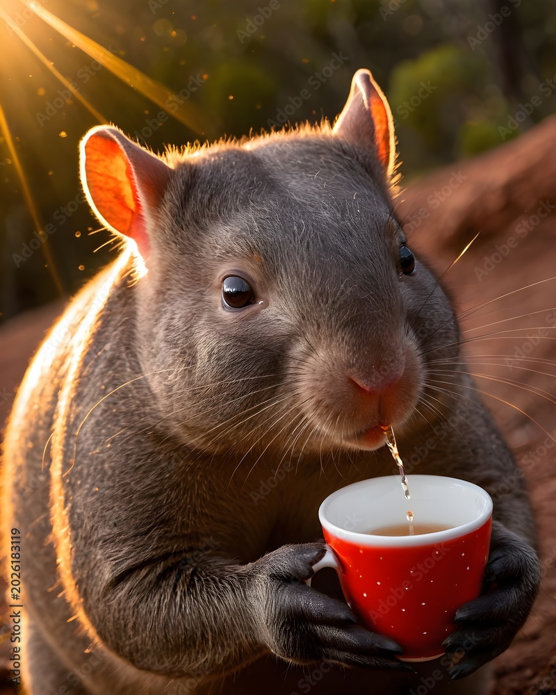 A northern hairy nosed wombat genetic hybrid experiment fantasy animal ...