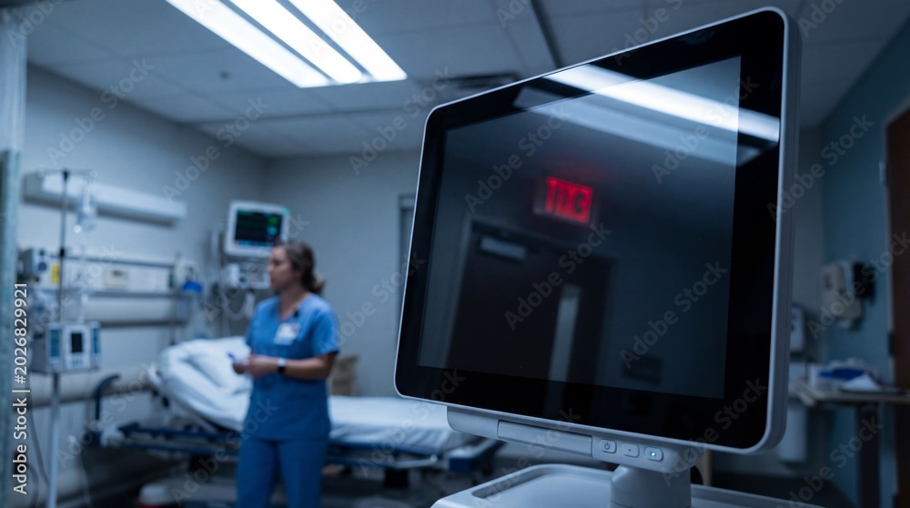Illustration Stock Electrocardiogram shows broken heartbeat in blue ...