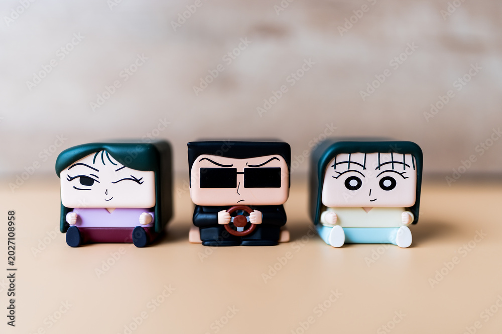 Bangkok, Thailand - May 19, 2026 : Crayon Shinchan POP CUBE 3,2 and 3 ...