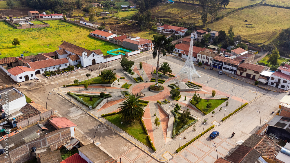 Busbanza, Boyaca - Colombia. March 2, 2026. Santa Lucia Parish is a ...