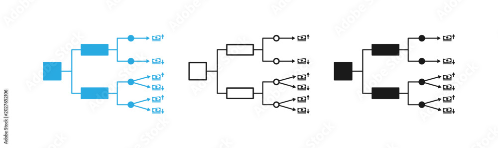 Network infrastructure diagram with servers connections and data flow ...