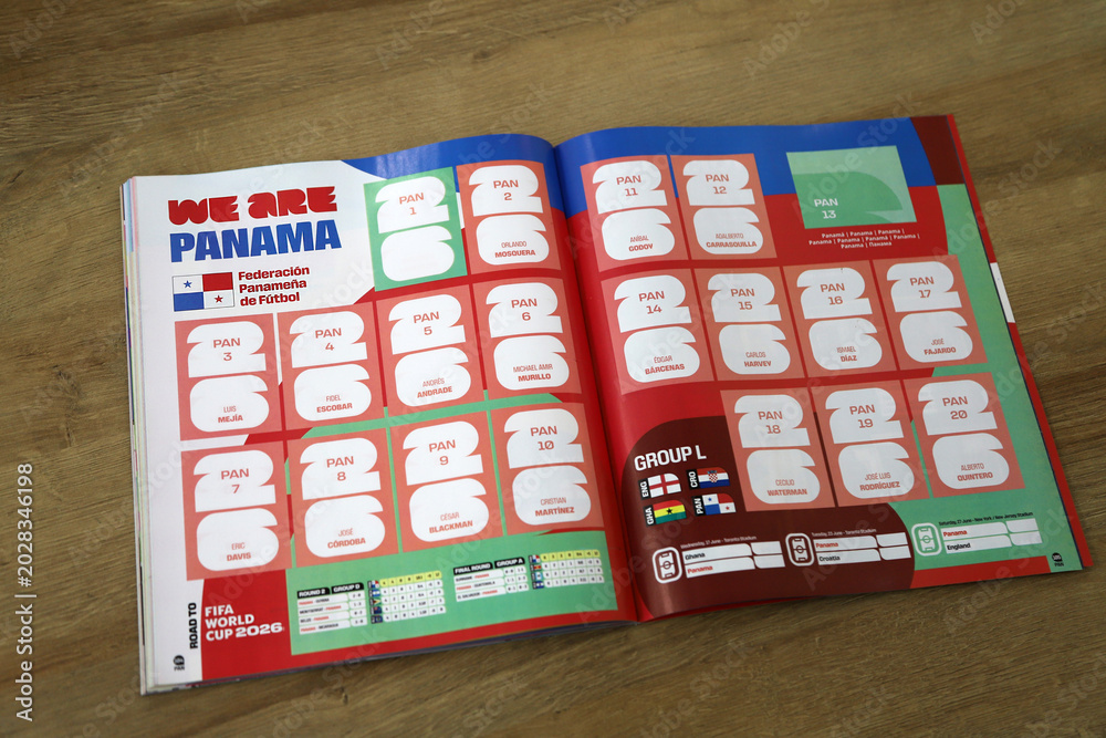 Official sticker album for the 2026 FIFA World Cup. Panama national ...