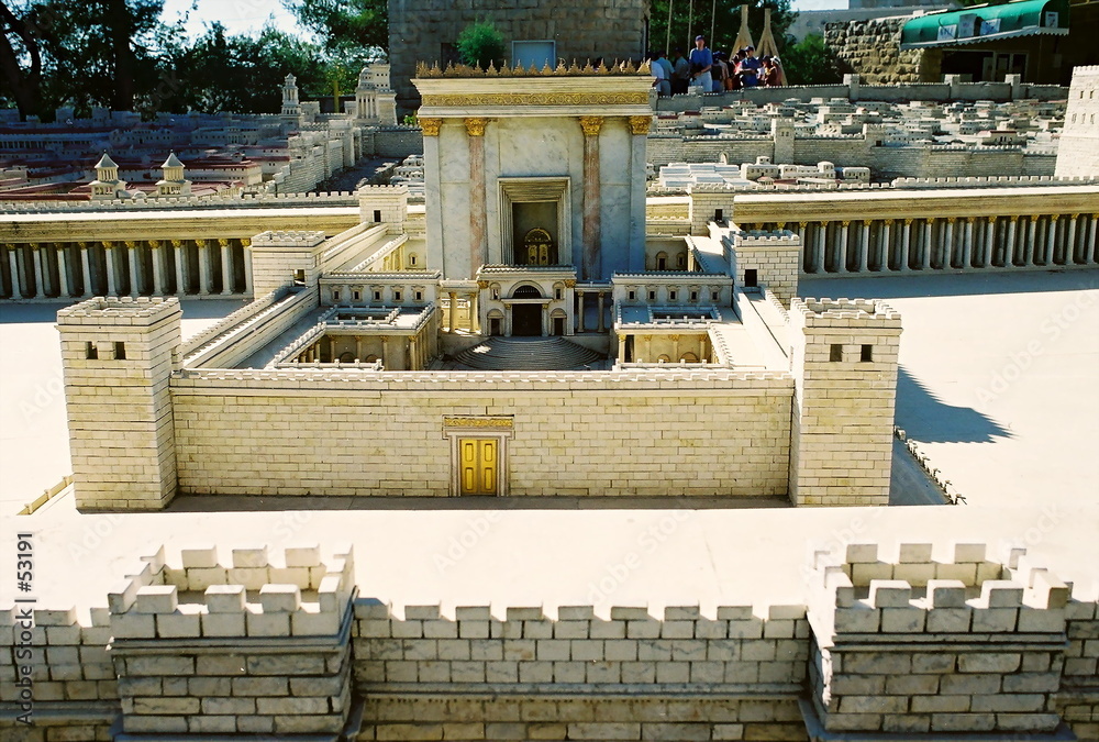 model of jerusalem city, details Stock Photo | Adobe Stock