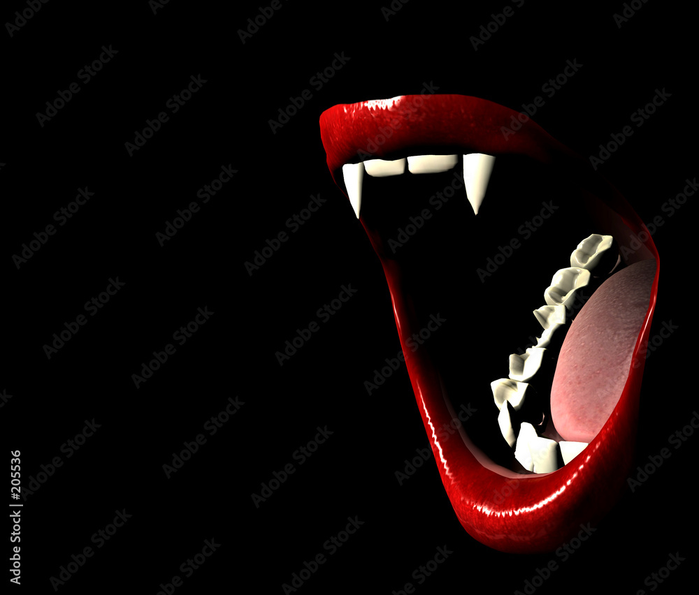 vamp bite Stock Illustration | Adobe Stock