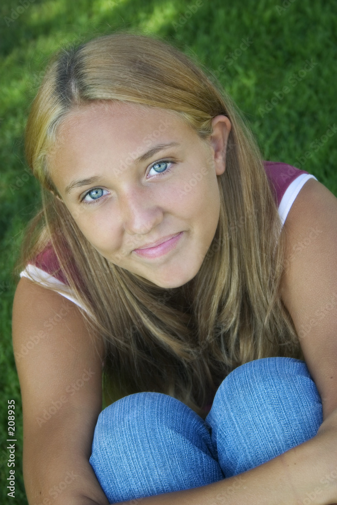 cute teen Stock Photo | Adobe Stock