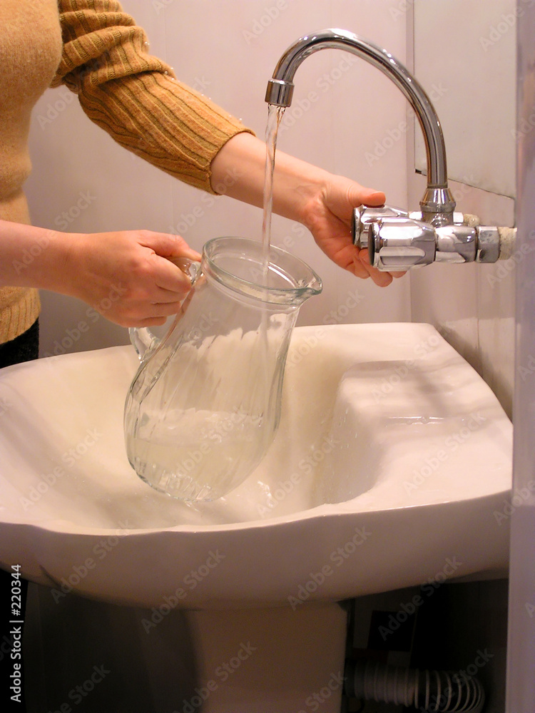 filling of a vase Stock Photo | Adobe Stock