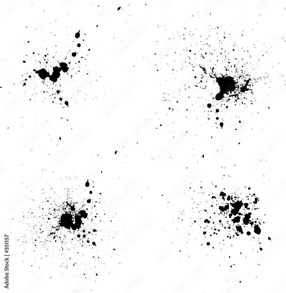 ink splats Stock Illustration | Adobe Stock
