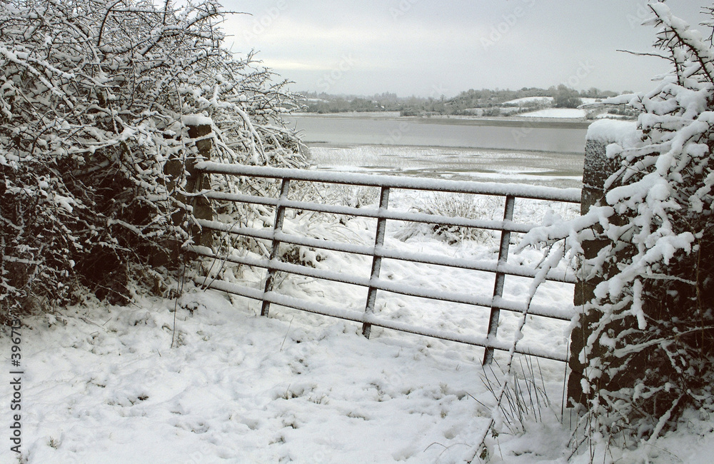 snow gate Stock Photo | Adobe Stock