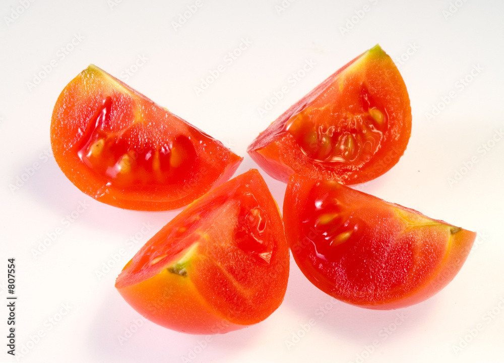 cutted tomato Stock Photo | Adobe Stock