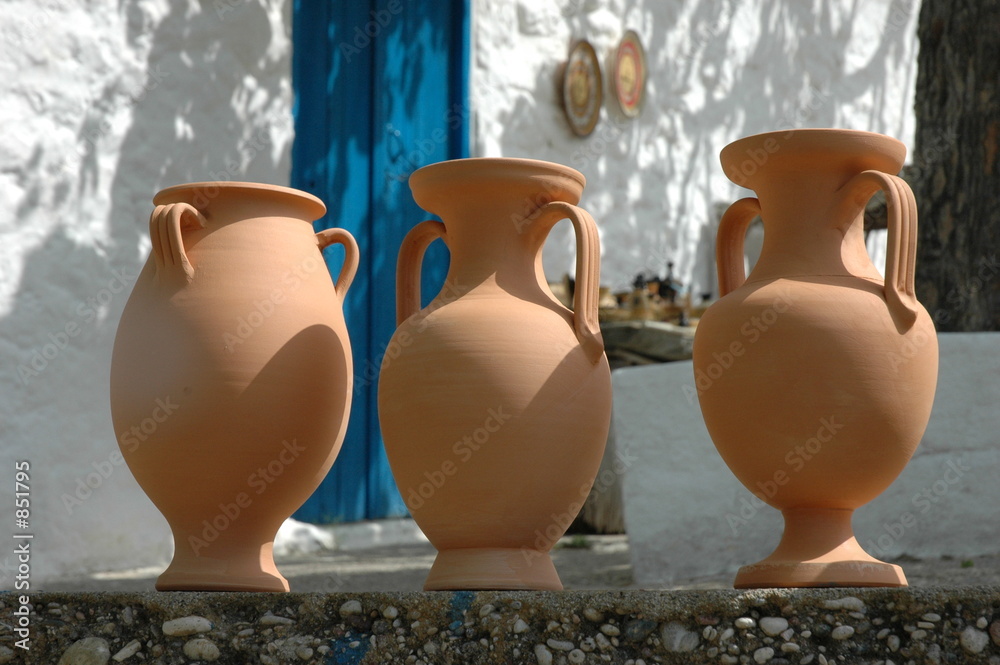 greek pottery Stock Photo | Adobe Stock