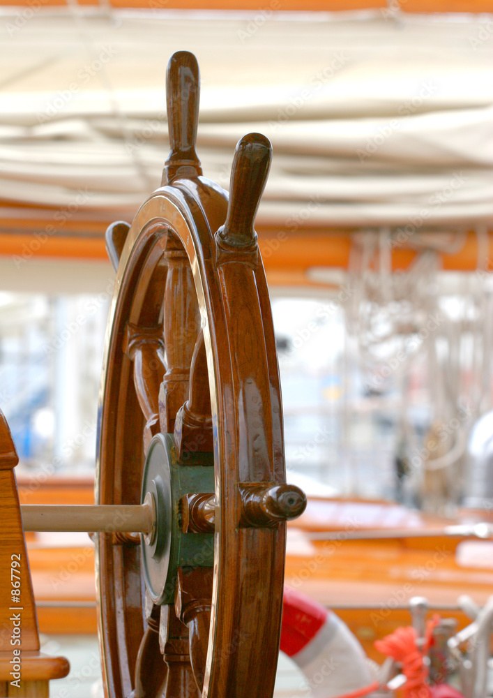 timonerie de voilier Stock Photo | Adobe Stock