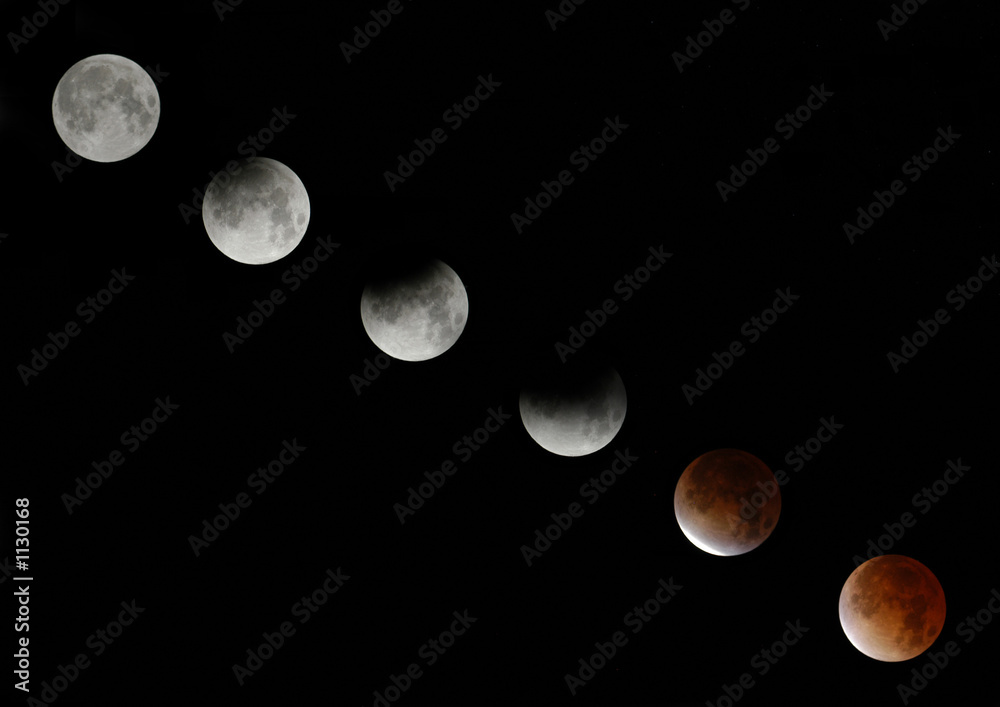 total lunar eclipse Stock Photo | Adobe Stock