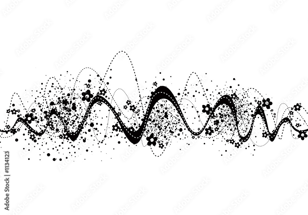 black and white background illustration Stock Illustration | Adobe Stock