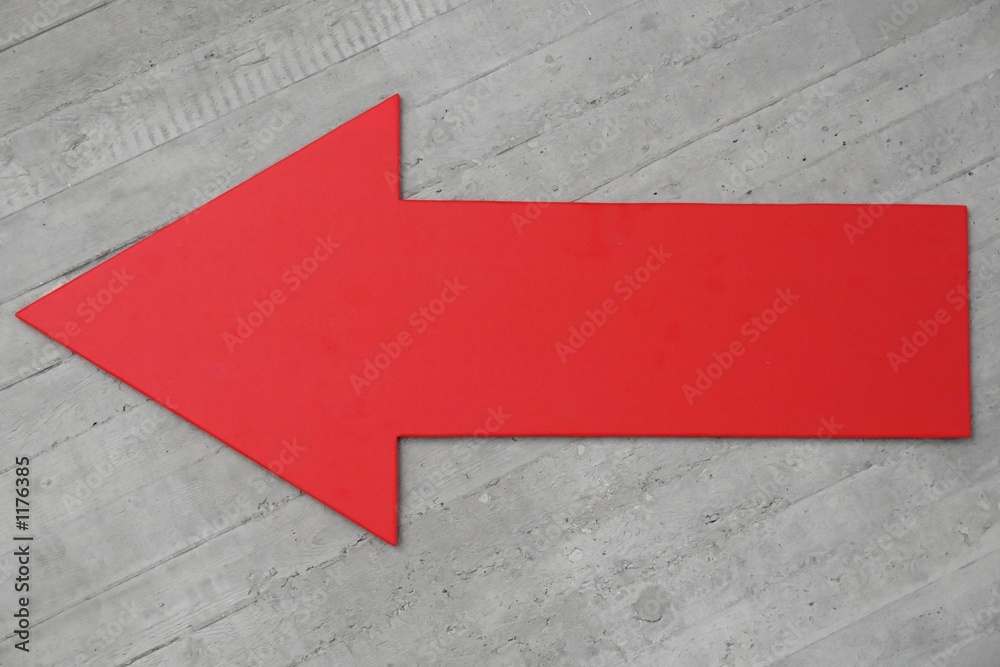 roter pfeil Stock Photo | Adobe Stock
