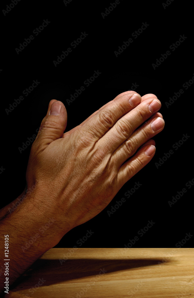 praying hands on dark background Stock Photo | Adobe Stock