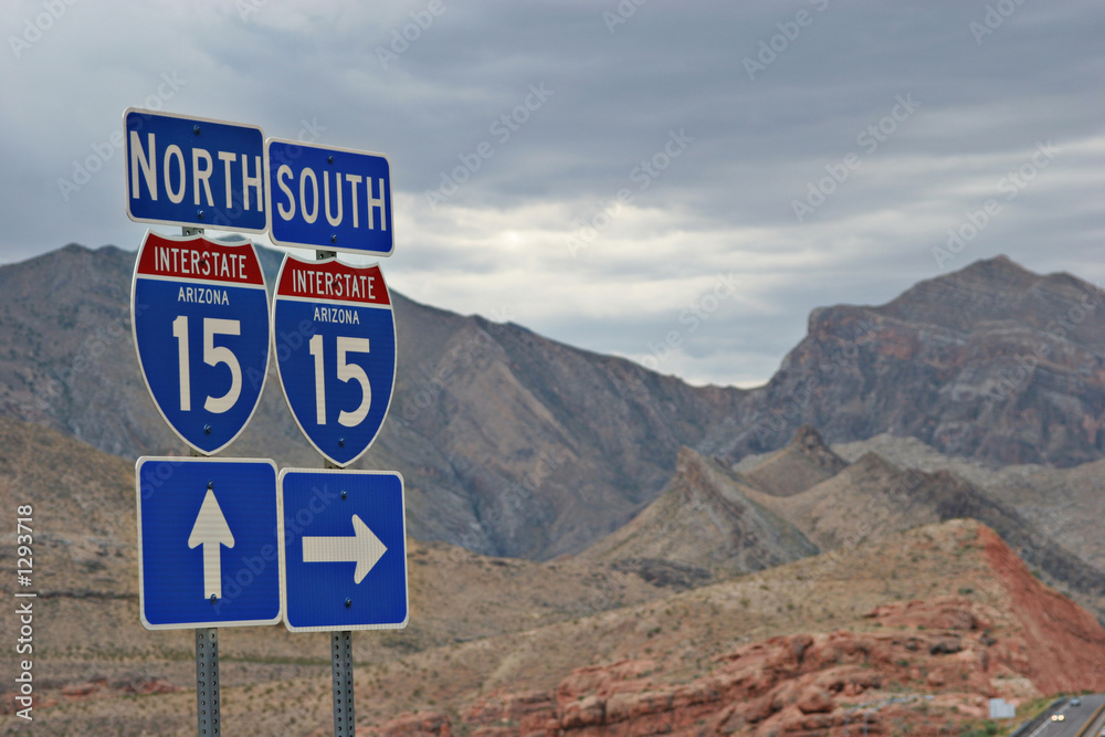 highway road signs Stock Photo | Adobe Stock