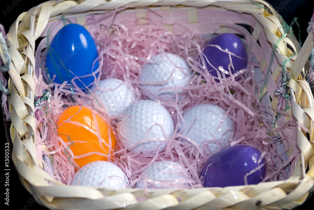 the perfect easter basket Stock Photo | Adobe Stock