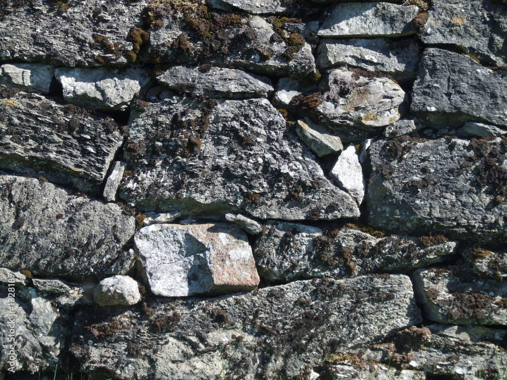 Crumbling Stone Wall