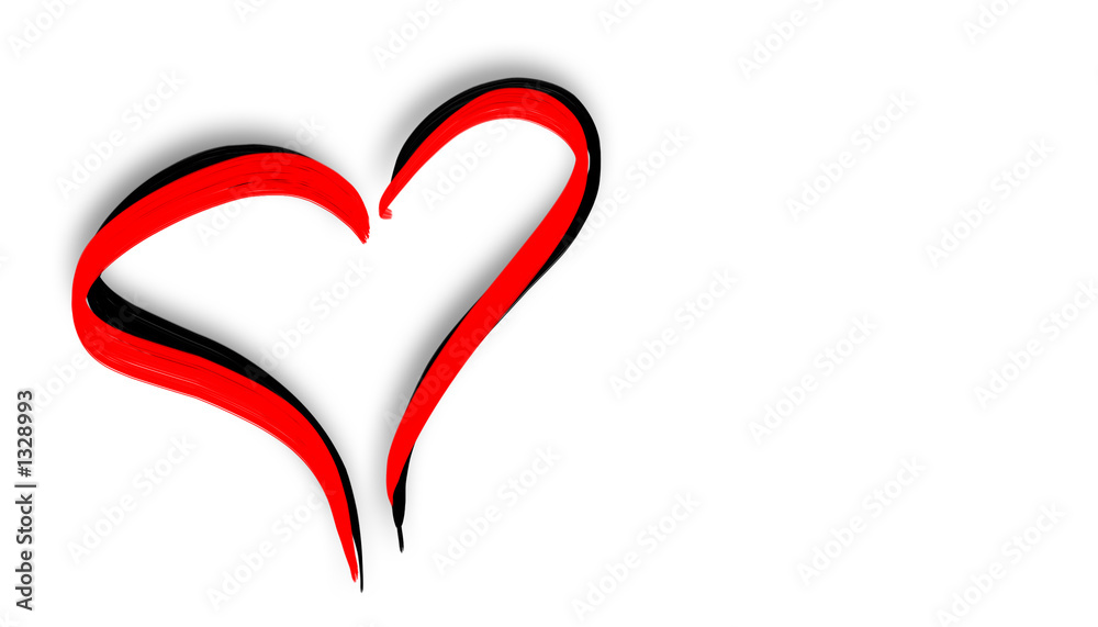 corazon en trazos Stock Illustration | Adobe Stock